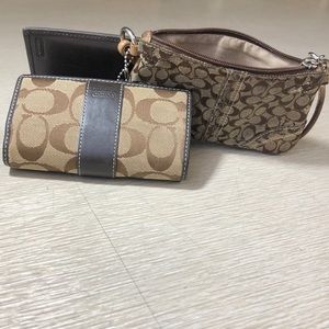 Coach | Bags | Coach Wallet And Coin Purse Combo | Poshmark